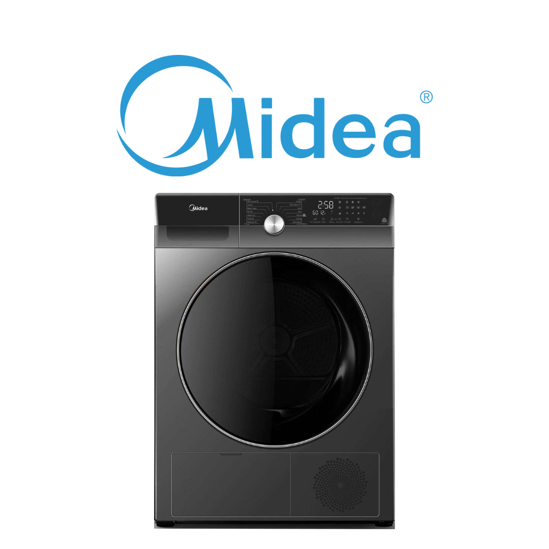 MIDEA MDK1088HP 10KG GREY FRONT LOAD HEAT PUMP DRYER