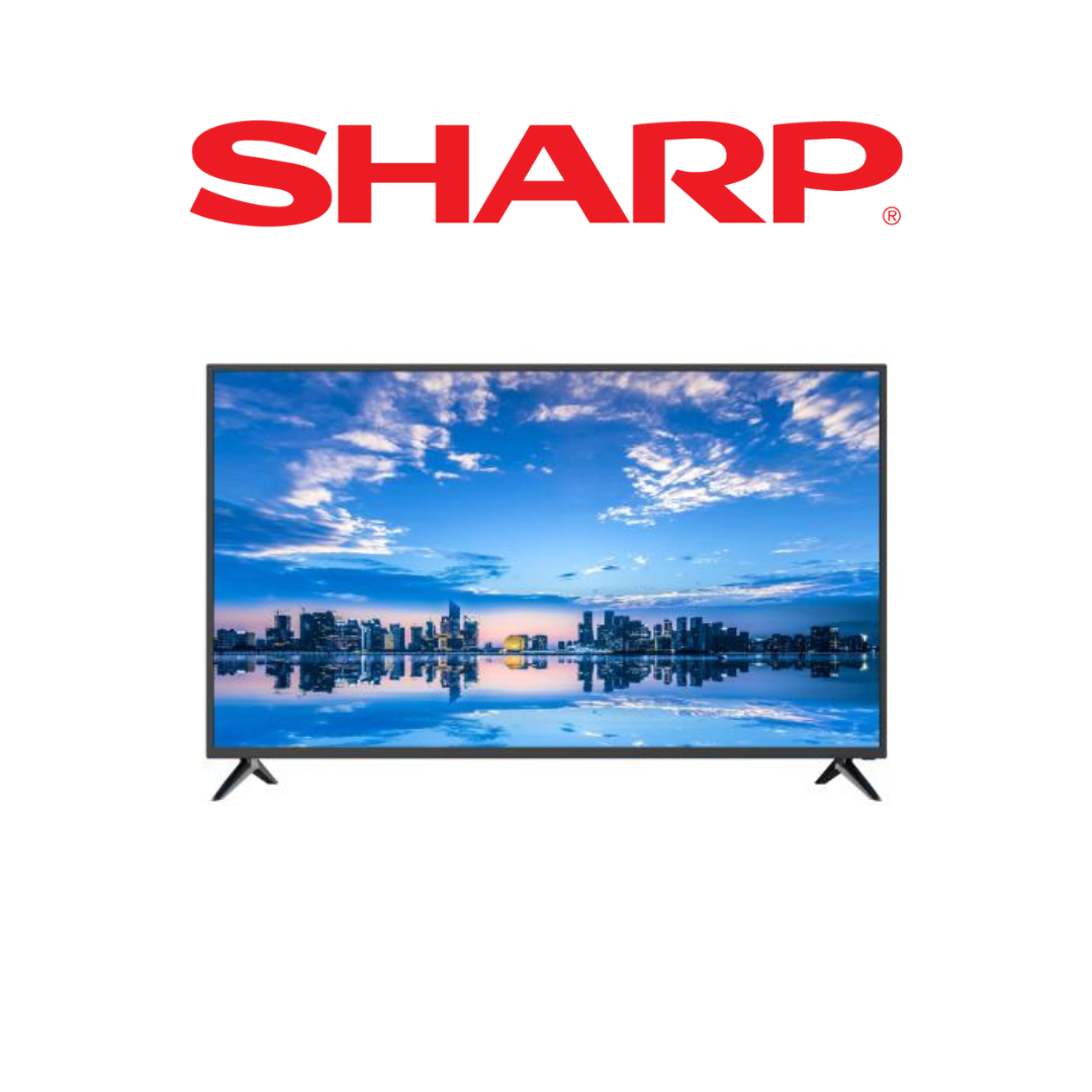 SHARP 4T-C50EJ2X 50 INCH FRAMELESS 4K ULTRA HD SMART TV | Asia Excel