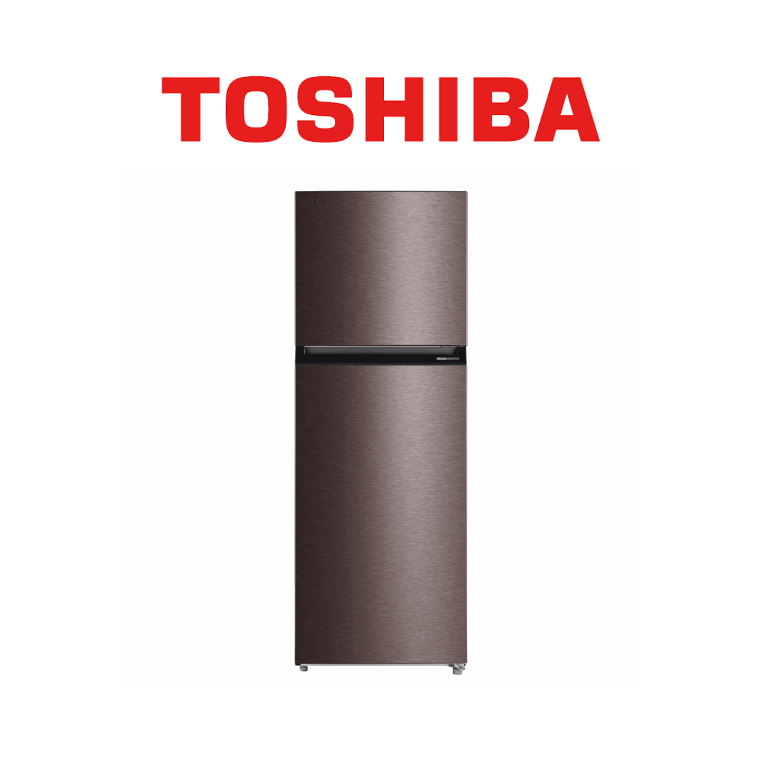 TOSHIBA GR-RT468WE-PMX 339L BROWN TOP FREEZER REFRIGERATOR | Asia Excel