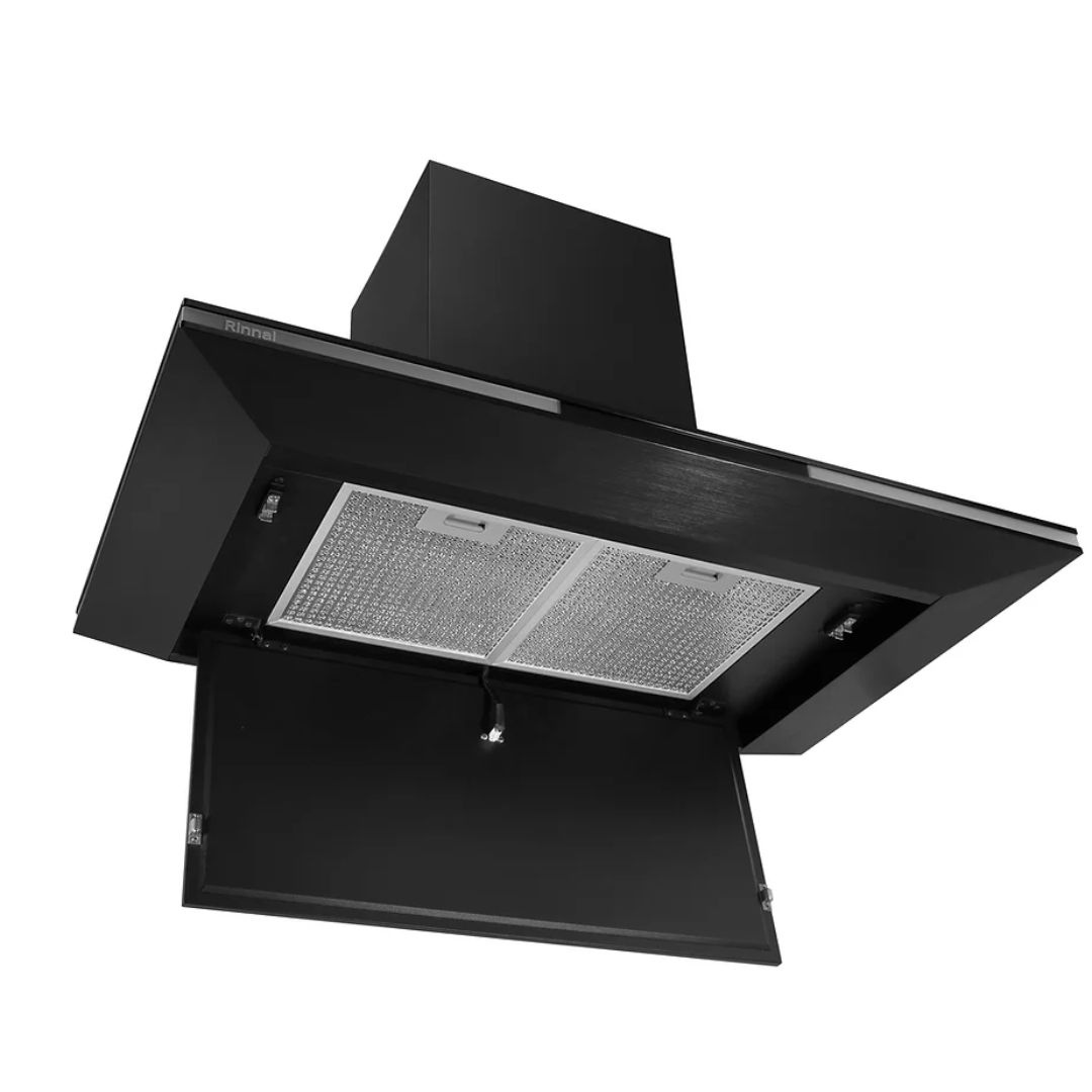 RINNAI RH-C1059-PBR 90CM CHIMNEY HOOD + RINNAI RB-3CGN 3 BURNER INNER FLAME BUILT-IN GAS HOB