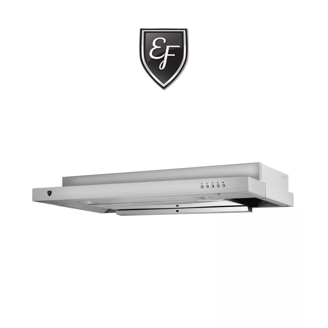 EF EFCH 9211 HM SS 90CM STAINLESS STEEL SLIMLINE HOOD WITH OIL TRAY ...