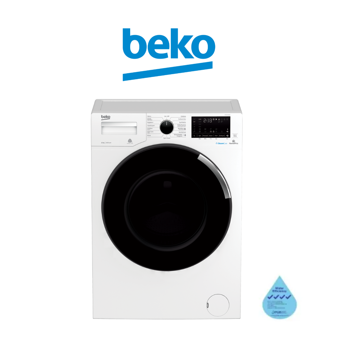 BEKO WTE12746X0 12KG WHITE FRONT LOAD WASHING MACHINE | Asia Excel