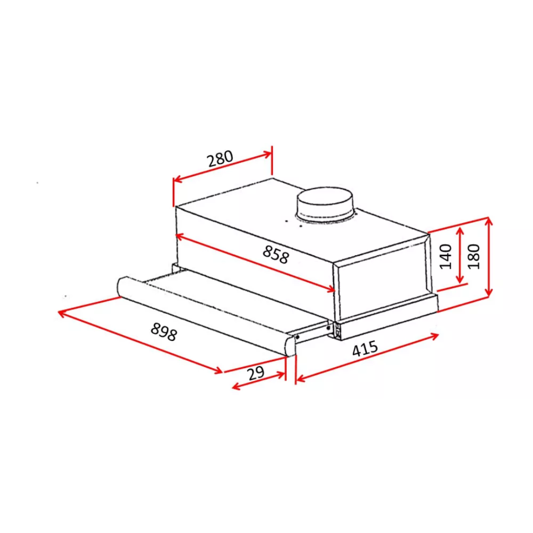 EF TF 5293 90CM TELESCOPIC HOOD | Asia Excel