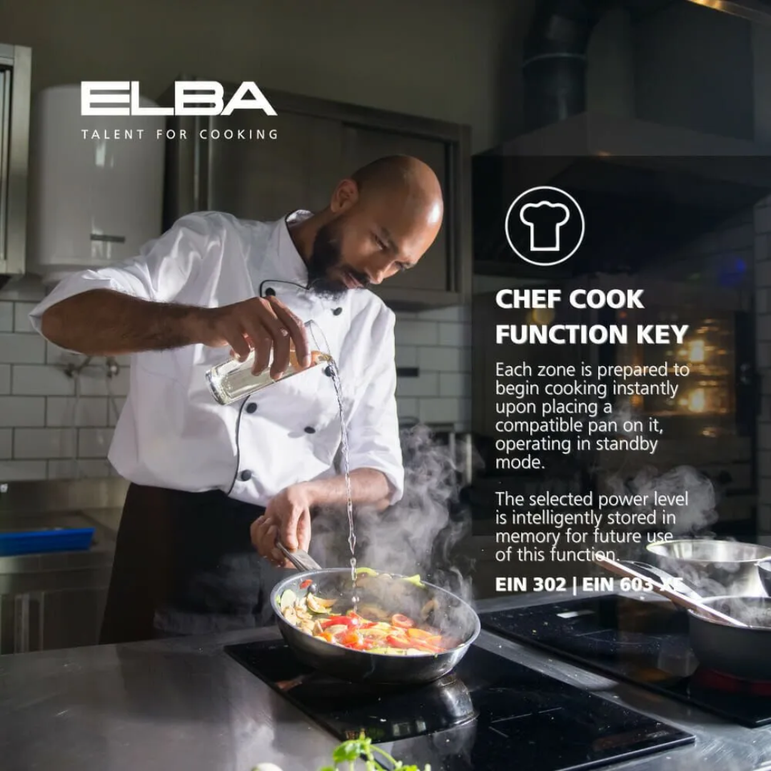 ELBA EIN 302 (EIN302) 30CM 2 ZONE BUILT-IN INDUCTION HOB | Asia Excel