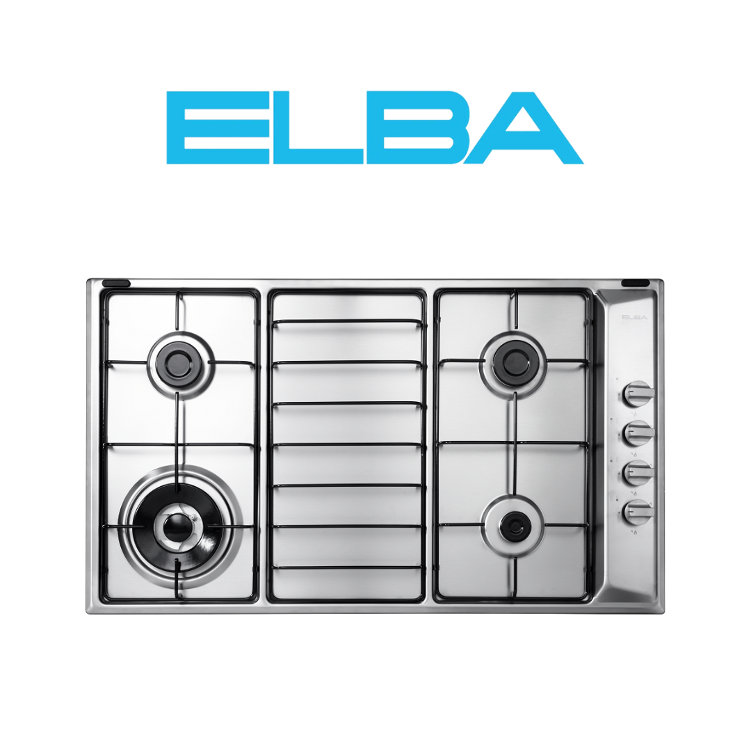 ELBA EHS 945D1 SB 4 BURNER STAINLESS STEEL GAS HOB | Asia Excel