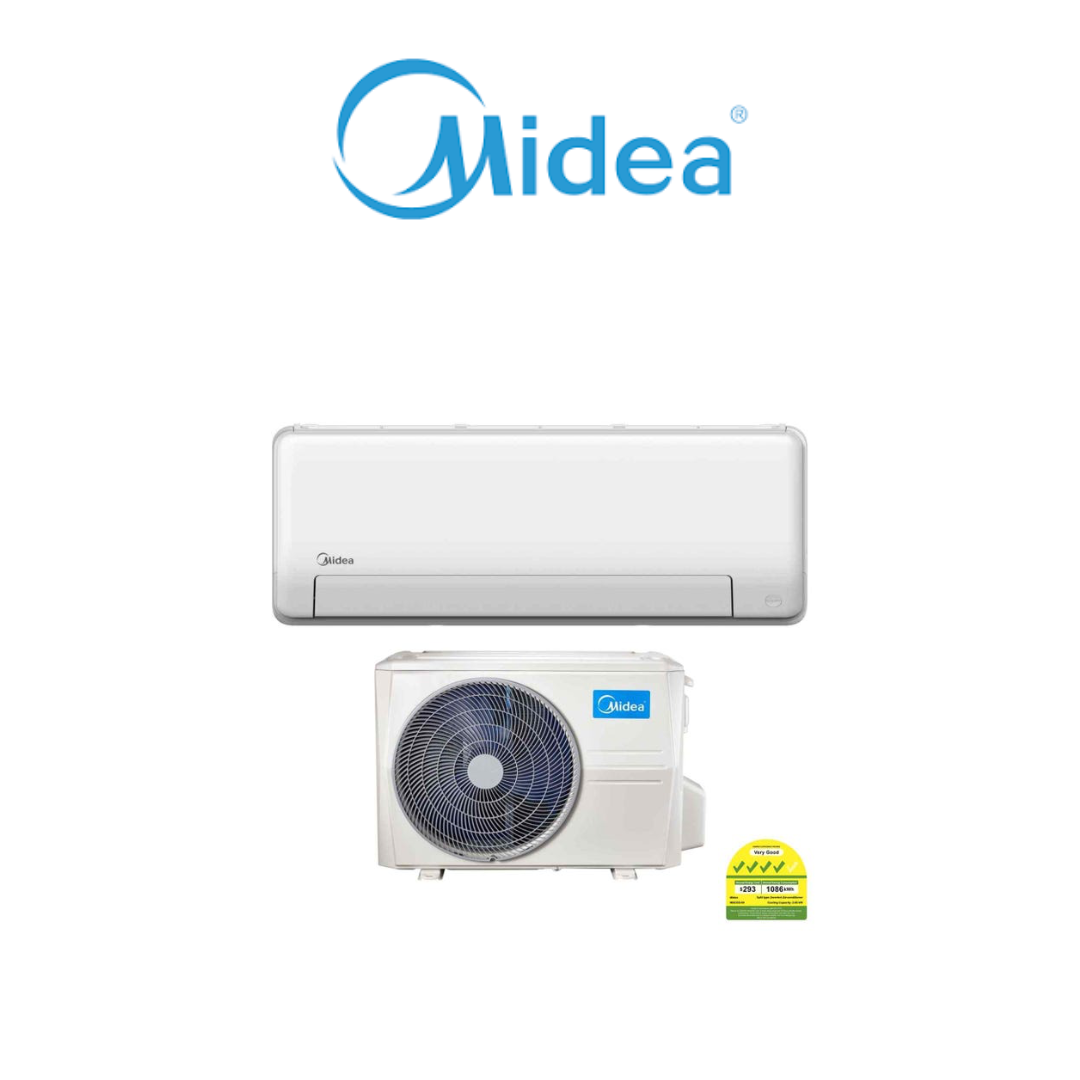 MIDEA INVERTER SINGLE SPLIT AIRCON MSEOD-09 / MSEID-09(S) (4 TICKS ...