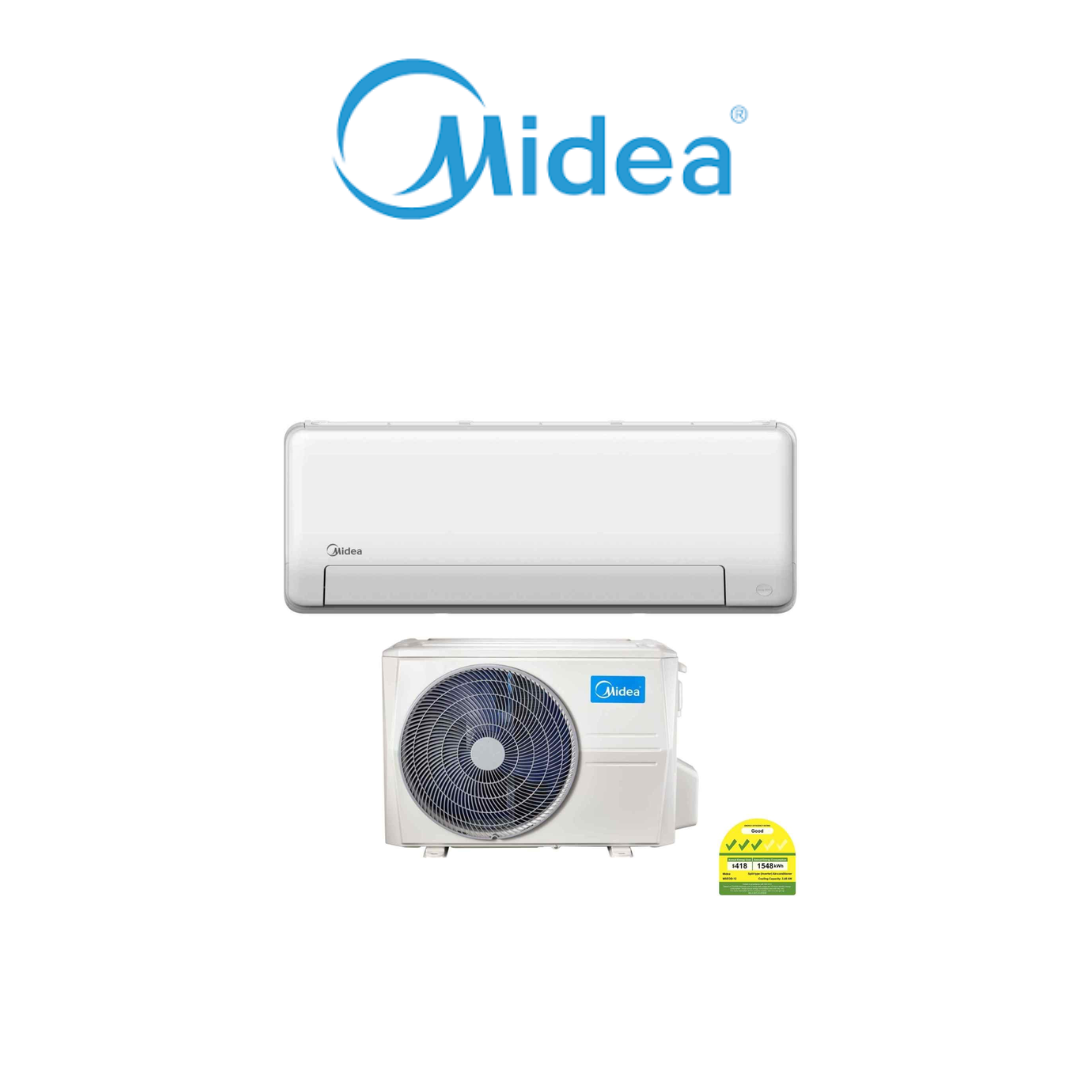 MIDEA INVERTER SINGLE SPLIT AIRCON MSEOD-12 / MSEID-12(S) (3 TICKS ...