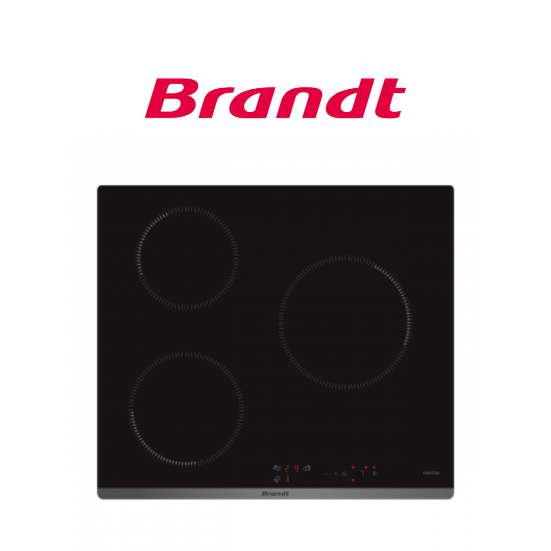 BRANDT BPI6309B 60CM 3 ZONE INDUCTION HOB