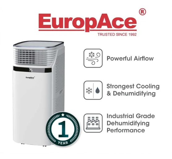 EUROPACE EPAC 30Z 30000 BTU PORTABLE AIR CON FOR LARGE SPACES | Asia Excel