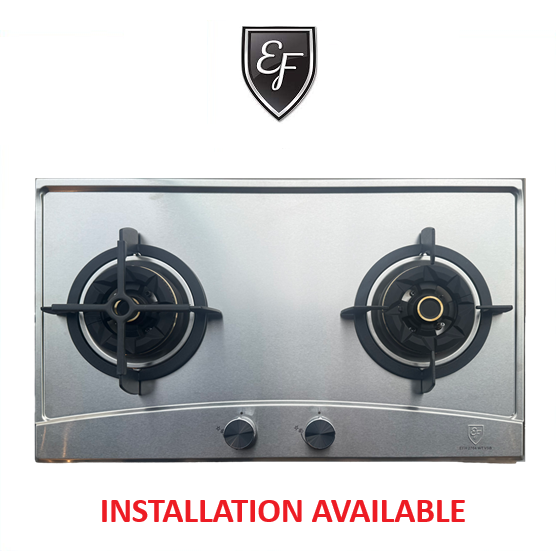 EF EFH 2764 WT VSB 2 BURNER STAINLESS STEEL HOB WITH SAFETY VALVE ...